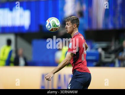 Denis Visinsky (Czechia) controls the ball during Chezia and South ...