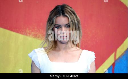 Milly Alcock attends the 'Supergirl' UK Sneak Peek Fan Event held at ...