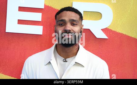 Jordan Banjo attends the 'Supergirl' UK Sneak Peek Fan Event held at ...