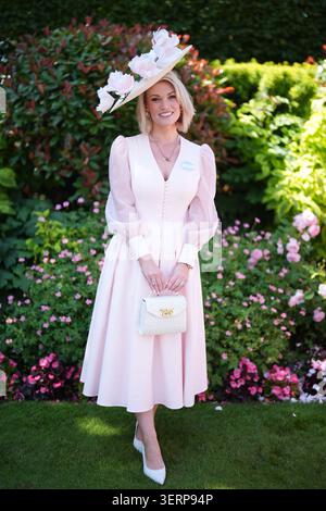 Racegoers on day four of Royal Ascot at Ascot Racecourse, Berkshire ...