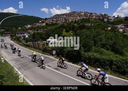 The race during Stage 6 of the Giro Next Gen 2026, from Velletri to ...