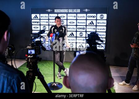 Trondheim 20260619. Freyr Alexandersson meets the press as the new ...