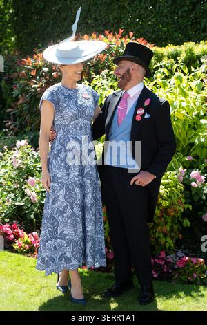 Ascot, UK. June 19th, 2026. Queen Camilla and King Charles attending ...
