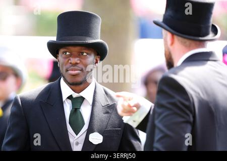 KSI on day four of Royal Ascot at Ascot Racecourse, Berkshire. Picture ...