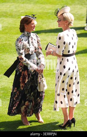 Zara Tindall on day four of Royal Ascot at Ascot Racecourse, Berkshire ...