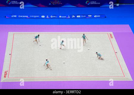 June 19, 2026, Beijing, China: Attendees watch an opening ceremony for ...