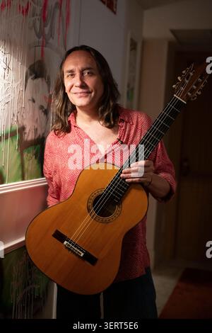 Madrid, Spain. 19th June, 2026. Flamenco singer Vicente Amigo poses ...