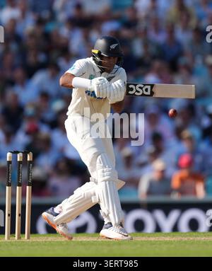 LONDON, ENGLAND - JUNE 19: Rachin Ravindra of New Zealand bats during ...