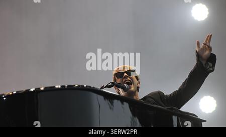 British singer Tom Odell performs during the music festival Metronome ...