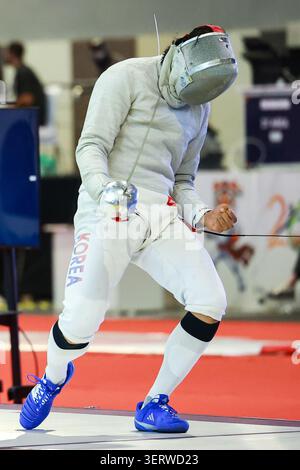 Oh Sanguk of South Korea vs. Do Gyeongdong of South Korea during Semi ...