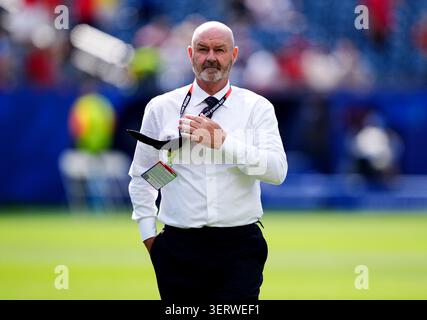 Scotland manager Steve Clarke ahead of the FIFA World Cup Group C match ...