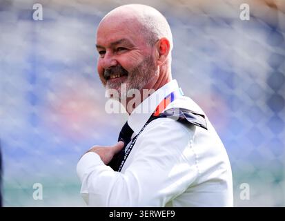 Scotland manager Steve Clarke ahead of the FIFA World Cup Group C match ...
