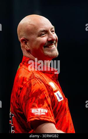 Bratislava, Slovakia, 19. June 2026. Pictured dart player from Poland ...