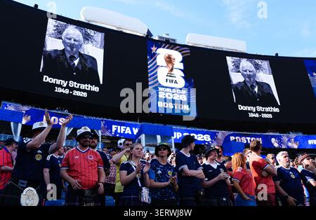 A tribute to Donny Strathie, a Scotland fan who died after collapsing ...