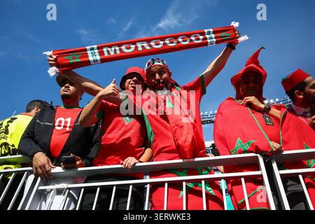 BOSTON, USA - 19th June 2026: Ismael Saibari of Morocco celebrates ...