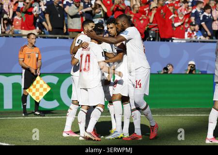 FOXBOROUGH - (LR) Brahim Diaz of Morocco, McTominay Scott of Scotland ...