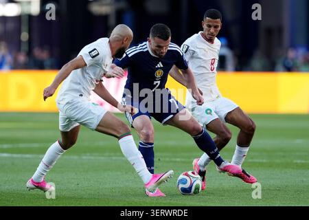 FOXBOROUGH - Azzedine Ounahi of Morocco during the FIFA 2026 World Cup ...