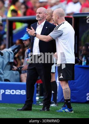 Scotland manager Steve Clarke during the FIFA World Cup Group C match ...