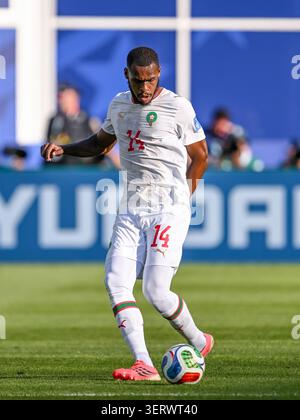 FOXBOROUGH - Issa Diop of Morocco during the FIFA 2026 Group C match ...