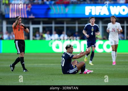 Issa DIOP of Morocco after the FIFA World Cup 2026, Group C match ...