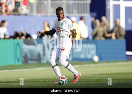 FOXBOROUGH - Issa Diop of Morocco during the FIFA 2026 Group C match ...
