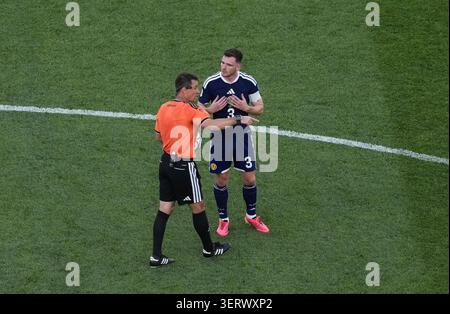 Referee Ilgiz Tantashev during the FIFA World Cup Group C match at the ...