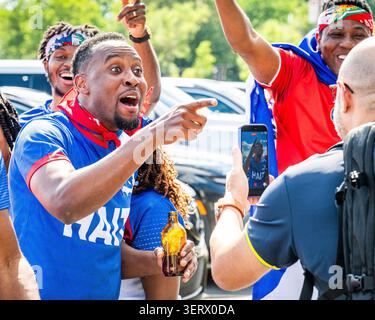 Haiti fans explore Philadelphia and FIFA events before the Group E ...