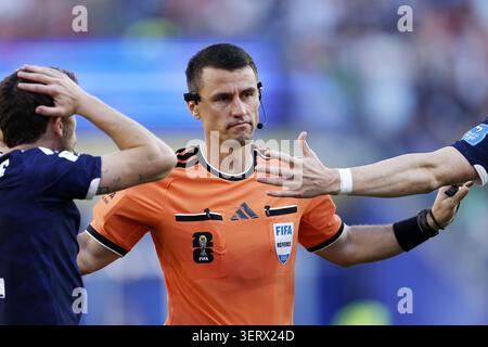 FOXBOROUGH - Referee Ilgiz Tantashev during the FIFA 2026 World Cup ...