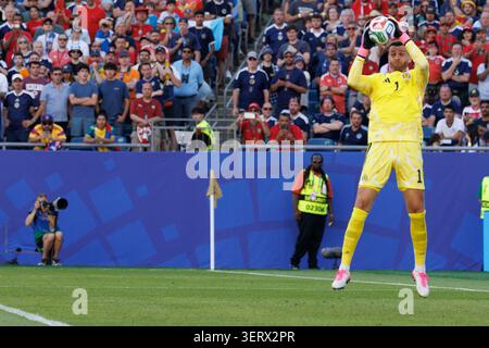 FOXBOROUGH - Scotland goalkeeper Angus Gunn during the FIFA 2026 Group ...