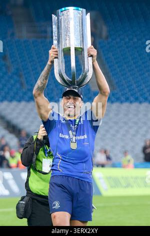 Rieko Ioane of Leinster during the BKT United Rugby Championship Grand ...