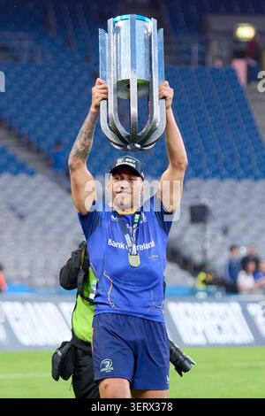 Rieko Ioane of Leinster during the BKT United Rugby Championship Grand ...