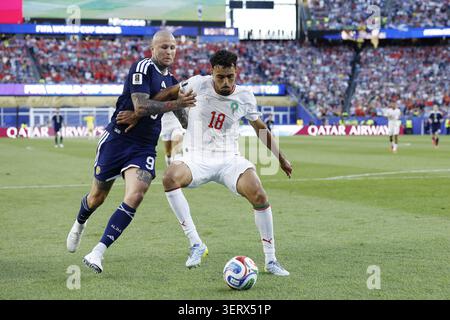 FOXBOROUGH - Chadi Riad of Morocco during the FIFA 2026 World Cup Group ...