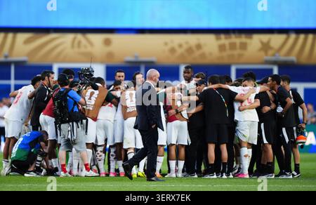 Scotland manager Steve Clarke following the FIFA World Cup Group C ...