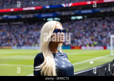 June 19, 2026: Paris Hilton during the FIFA World Cup soccer match ...