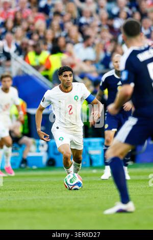 FOXBOROUGH - Achraf Hakimi of Morocco during the FIFA 2026 World Cup ...