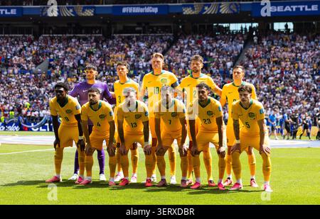 June 19, 2026: The Australian starting 11 before the FIFA World Cup ...