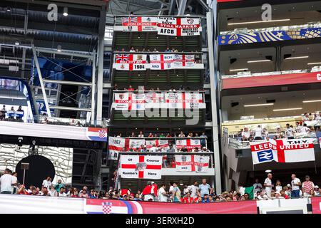 England fans during the England v Croatia FIFA WORLD CUP 2026 Group L ...