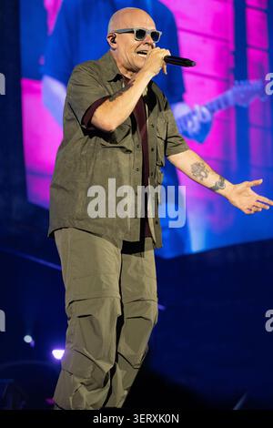 Max Pezzali performs live at Stadio Maradona in Napoli for Max forever ...