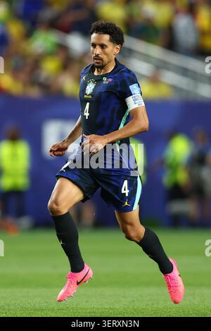 Marquinhos of Brazil during the FIFA World Cup 2026 Group C match ...