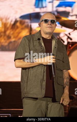 Max Pezzali performs live at Stadio Maradona in Napoli for Max forever ...