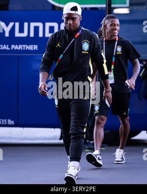 PHILADELPHIA, PA - JUNE 19: Endrick in action during the FIFA World Cup ...