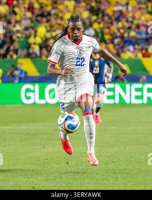 Jean Kevin Duverne Of Haiti In Action During The FIFA World Cup 2026