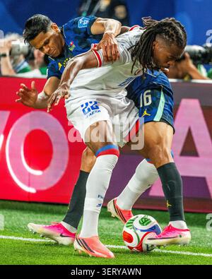Jean-Kevin Duverne #22 of Haiti during the FIFA World Cup 2026, Group C ...