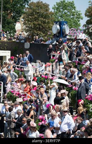 It was another hot day at Royal Ascot at Ascot Racecourse in Berkshire ...