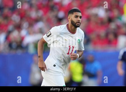 Ismael Saibari (Morocco) Looks on during the FIFA World Cup 2026 Group ...