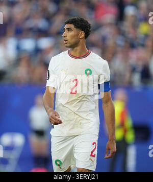 Achraf Hakimi (Morocco) Looks on during the FIFA World Cup 2026 Group C ...