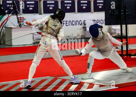 Sumire Tsuji of Japan vs. Daphne Chan Nok Sze of Hong Kong during Asian ...
