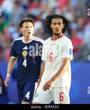 Boston, Aarhus, USA. 19th June, 2026. AYYOUB BOUADDI from Morocco looks ...