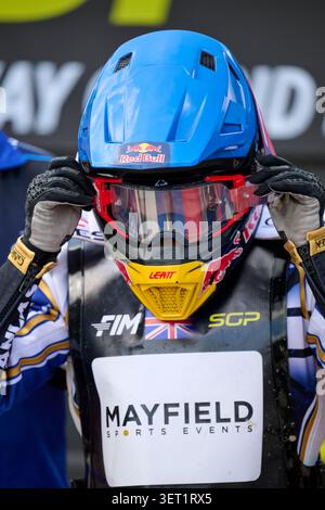 Robert Lambert of Great Britain #505 on the podium during the 2026 ...
