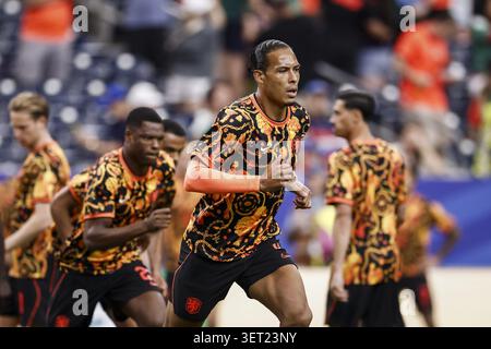 HOUSTON - Virgil van Dijk of the Netherlands after the FIFA 2026 World ...